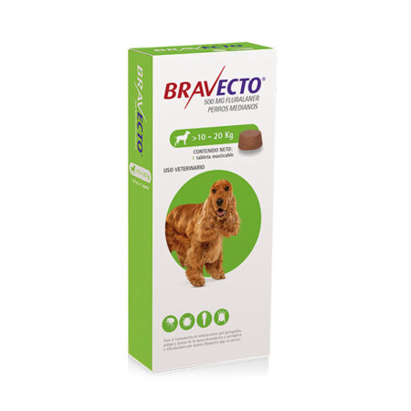 BRAVECTO 500 MG 10-20 KG – Agropaisa